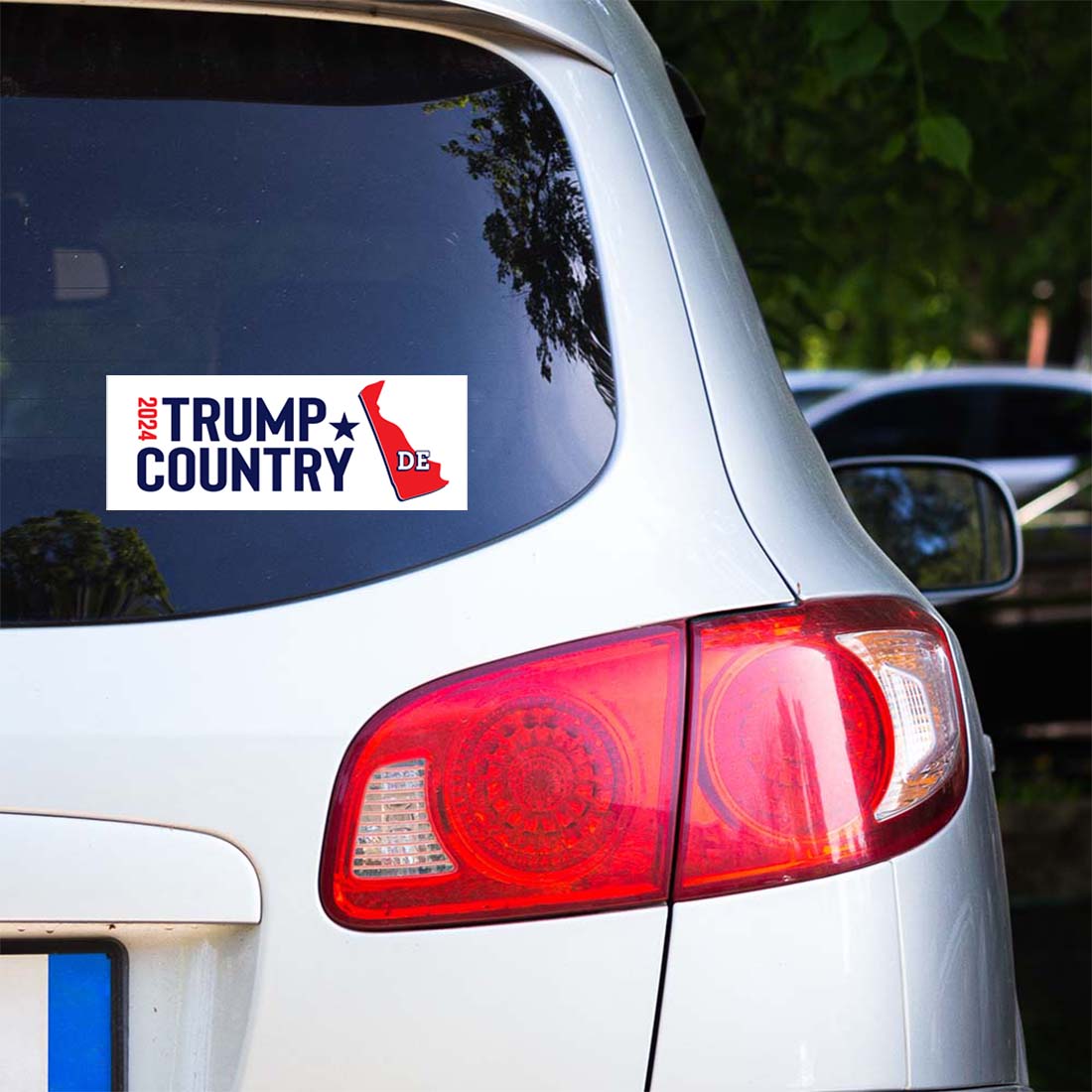 25 PACK 3.37"x 9" TRUMP COUNTRY DELAWARE Sticker Decal Gift MAGA Trump ...