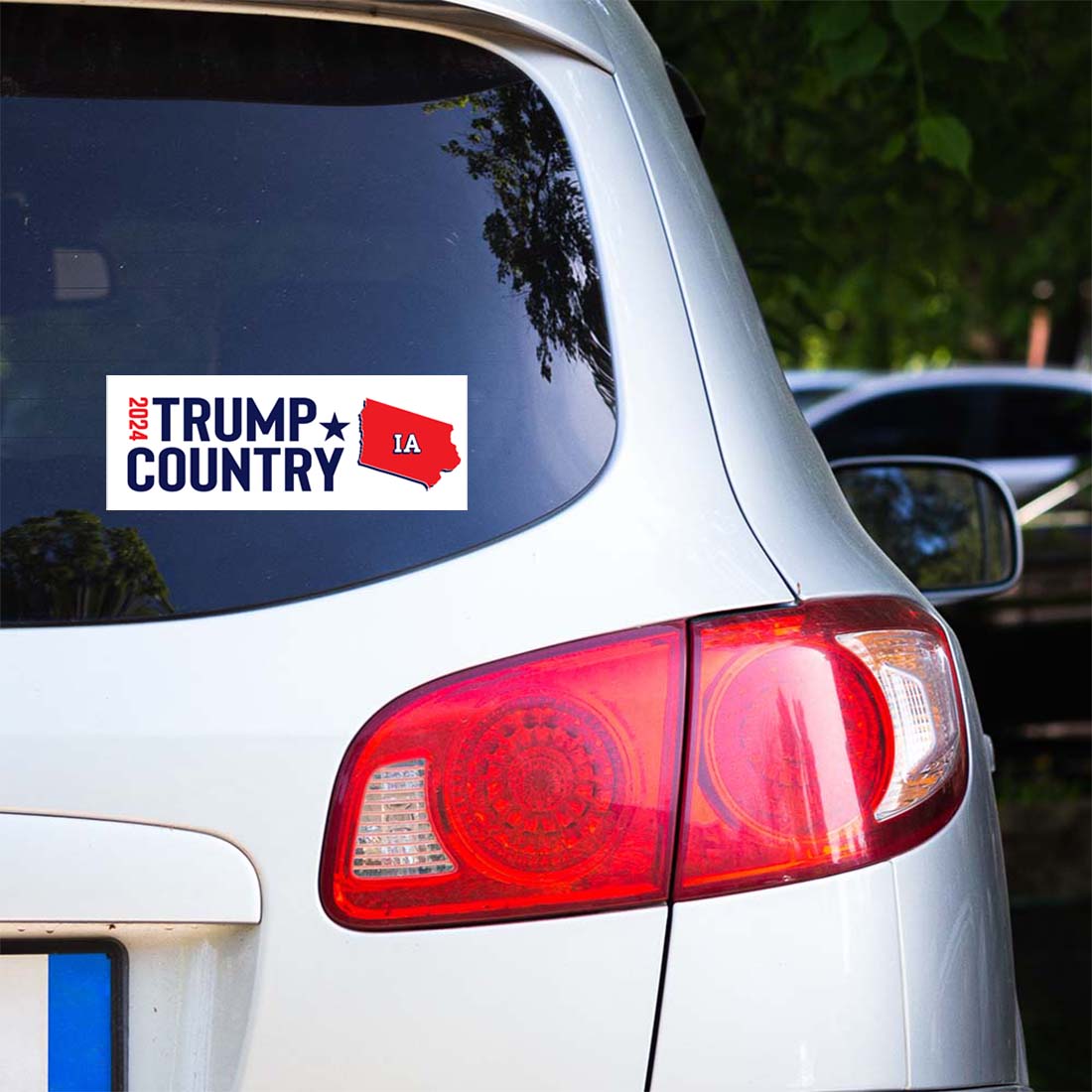 10 PACK 3.37"x 9" TRUMP COUNTRY IOWA Sticker Decal Gift MAGA Trump ...
