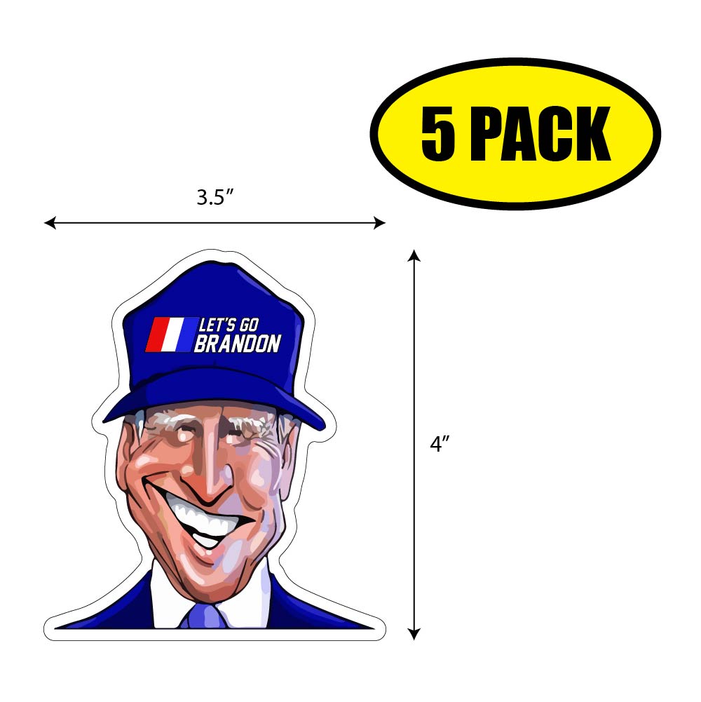 LGB Cartoon Biden Vinyl Sticker Decal (4" x 3.5") | Peel & Stick ...