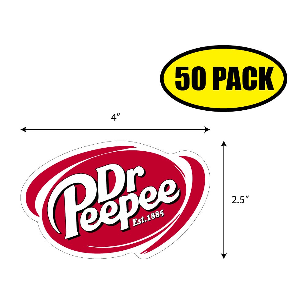 Dr Peepee Vinyl Sticker Decal (3.375" x 9") | Peel & Stick | Funny ...